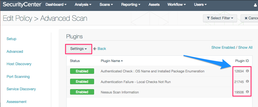 ACAS Scan - Quick Credential Debug Scan | Tenable®